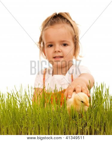 Little Girl Catching Image & Photo (Free Trial) | Bigstock