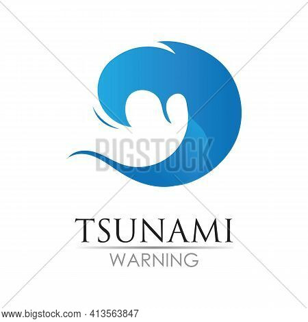 Tsunami Logo Design, Vector & Photo (Free Trial) | Bigstock