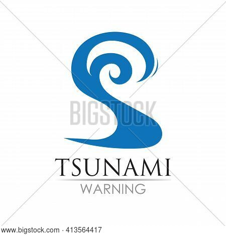 Tsunami Logo Design, Vector & Photo (Free Trial) | Bigstock