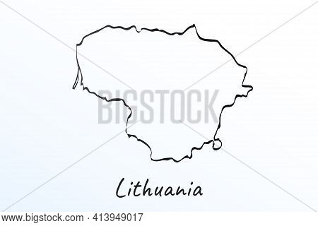 Hand Draw Map Vector & Photo (Free Trial) | Bigstock