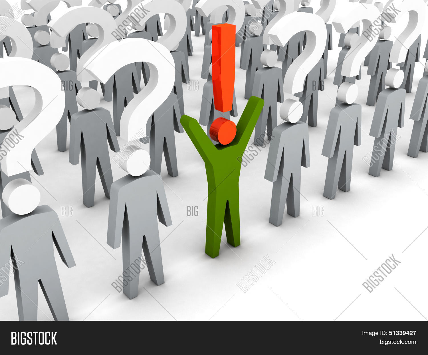 One Man Exclamation Image & Photo (Free Trial) | Bigstock