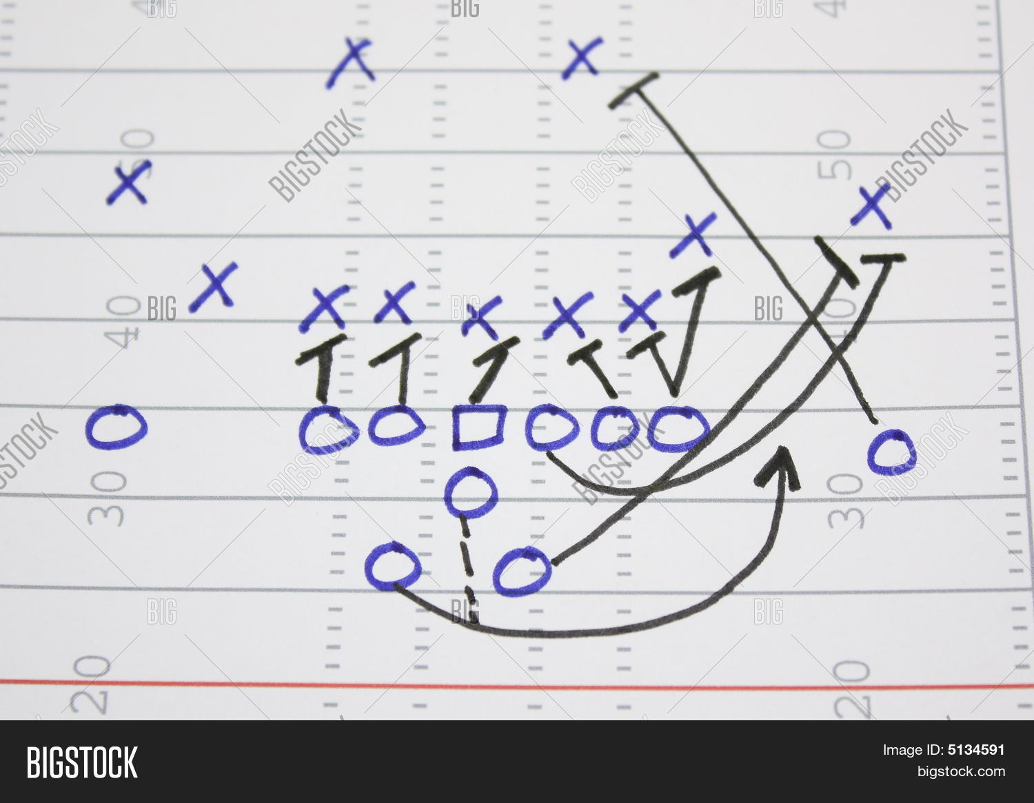Football Play Sweep Image & Photo (Free Trial) | Bigstock