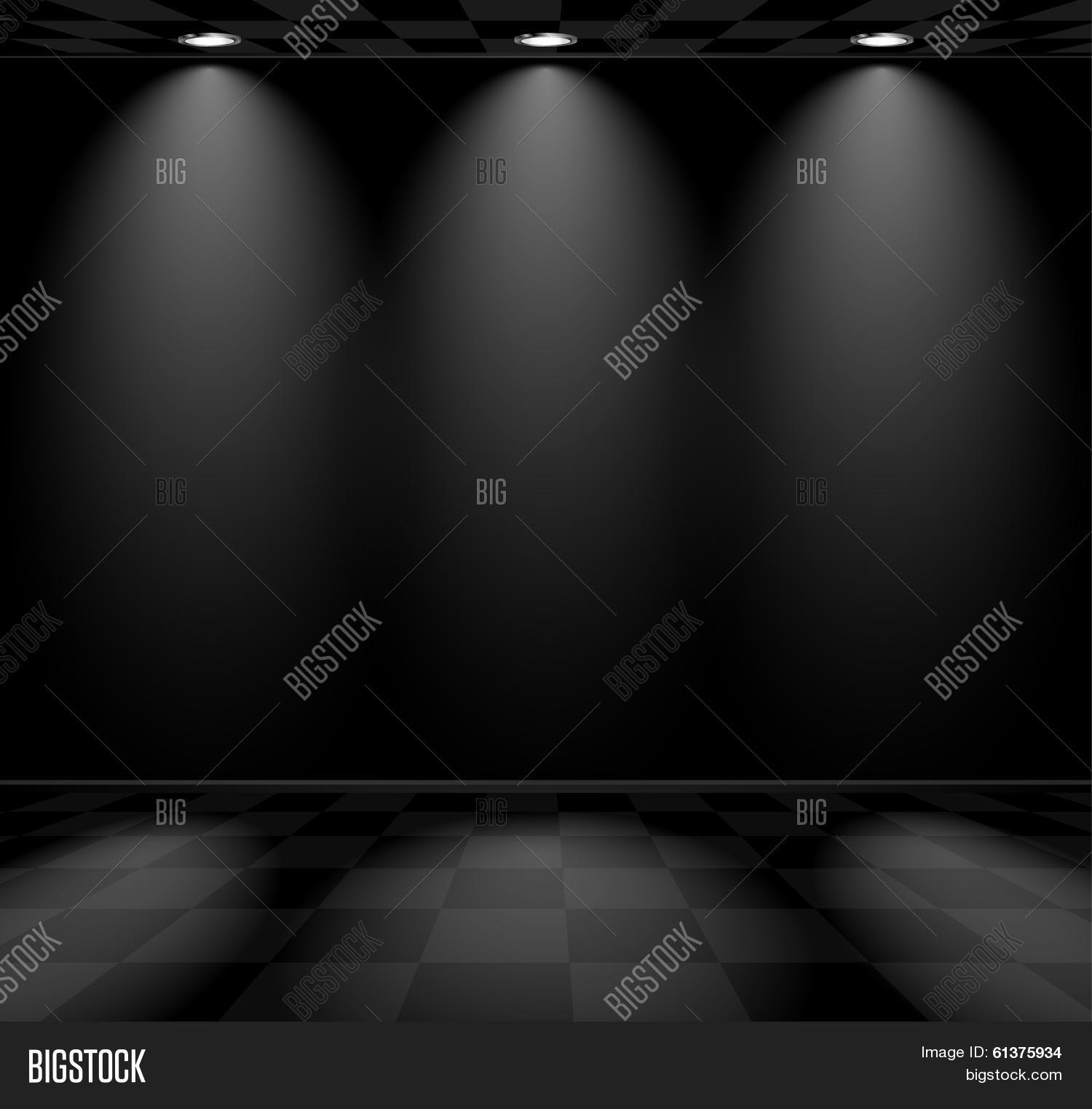 Black Empty Room Vector & Photo (Free Trial) | Bigstock