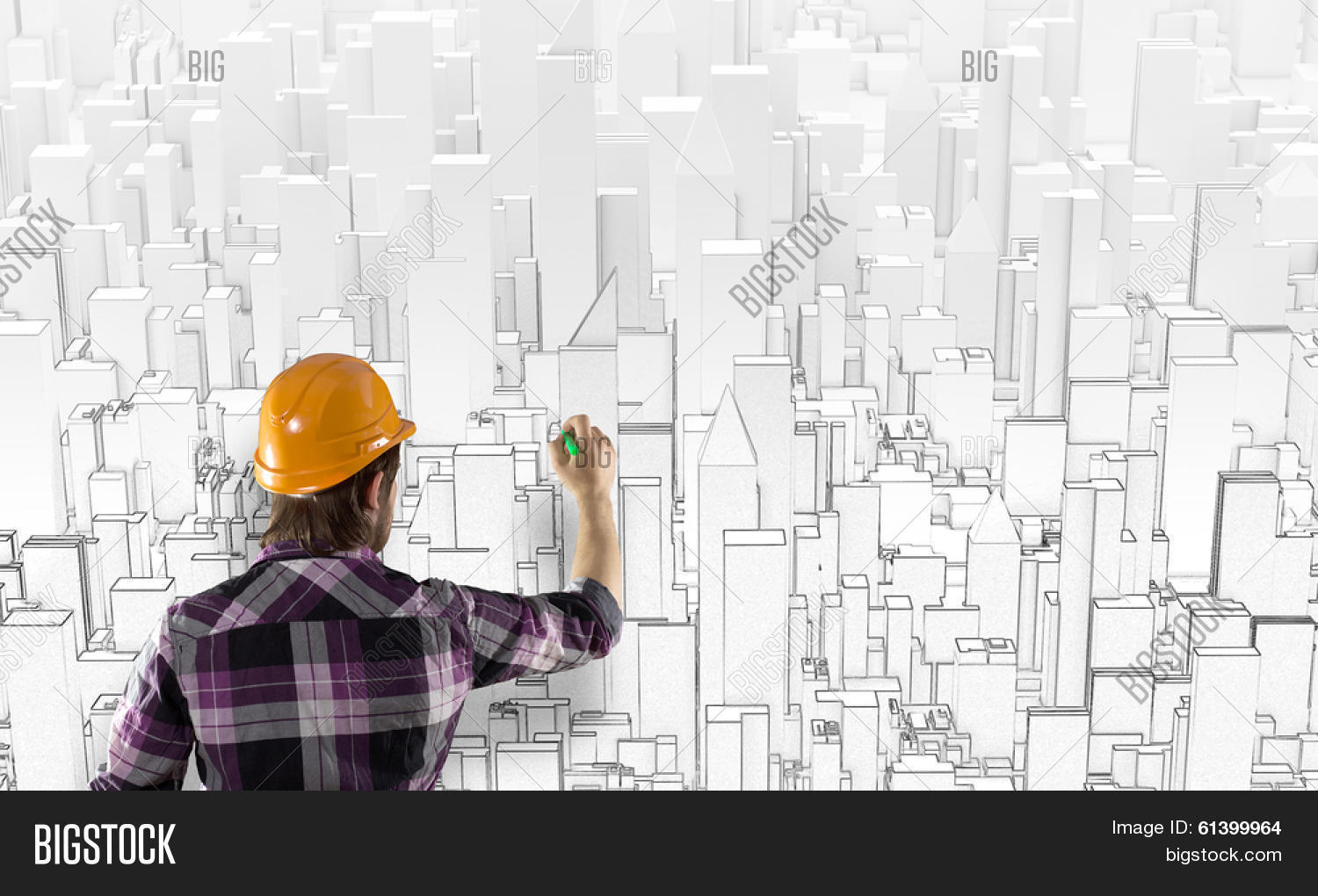 Rear View Engineer Image & Photo (Free Trial) | Bigstock