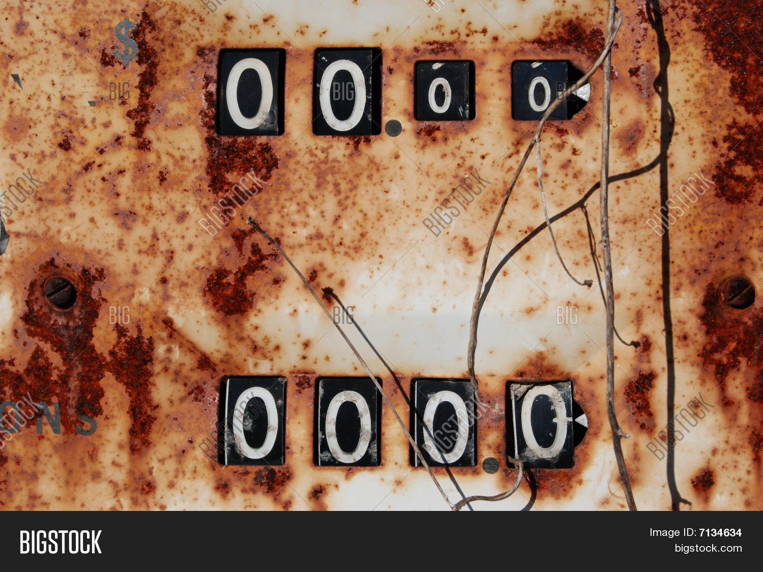 Old Gas Pump Face Image & Photo (Free Trial) | Bigstock