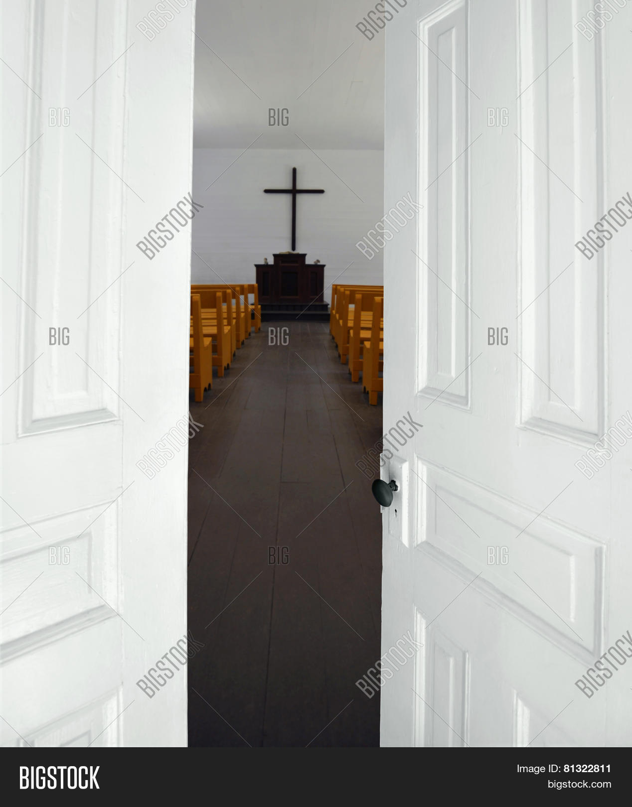 Church Doors Opening Image & Photo (Free Trial) | Bigstock