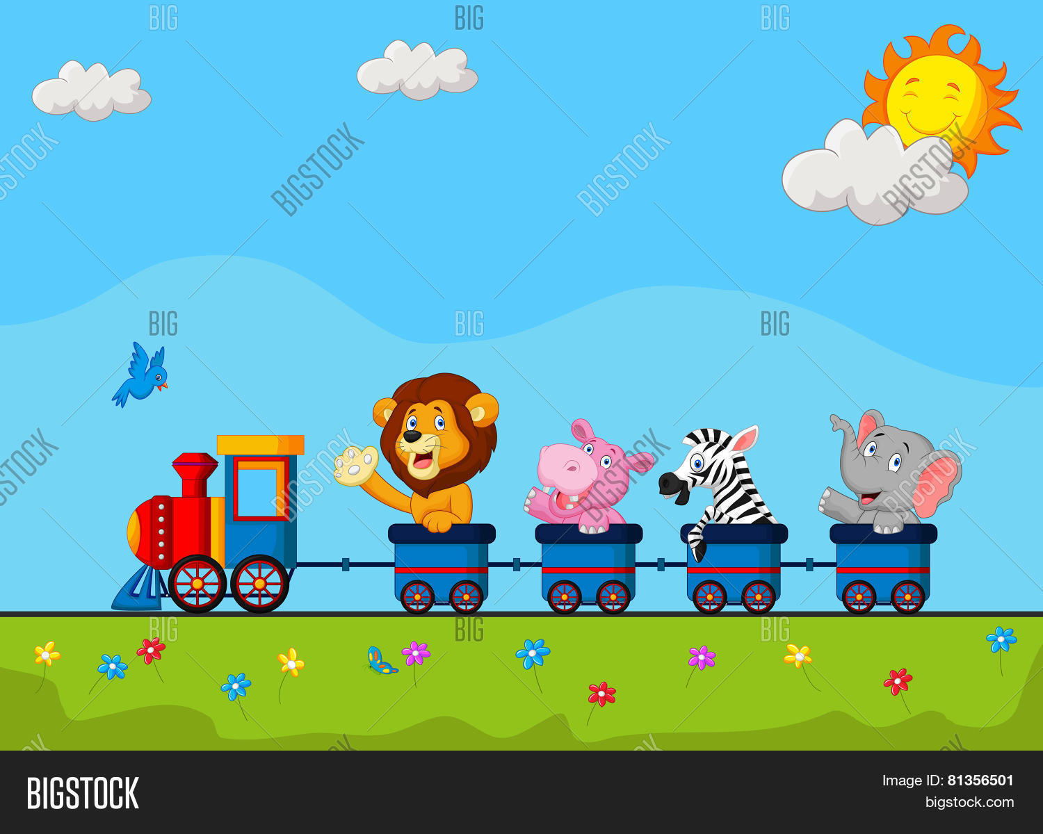 Cute Animal Cartoon Vector & Photo (Free Trial) | Bigstock