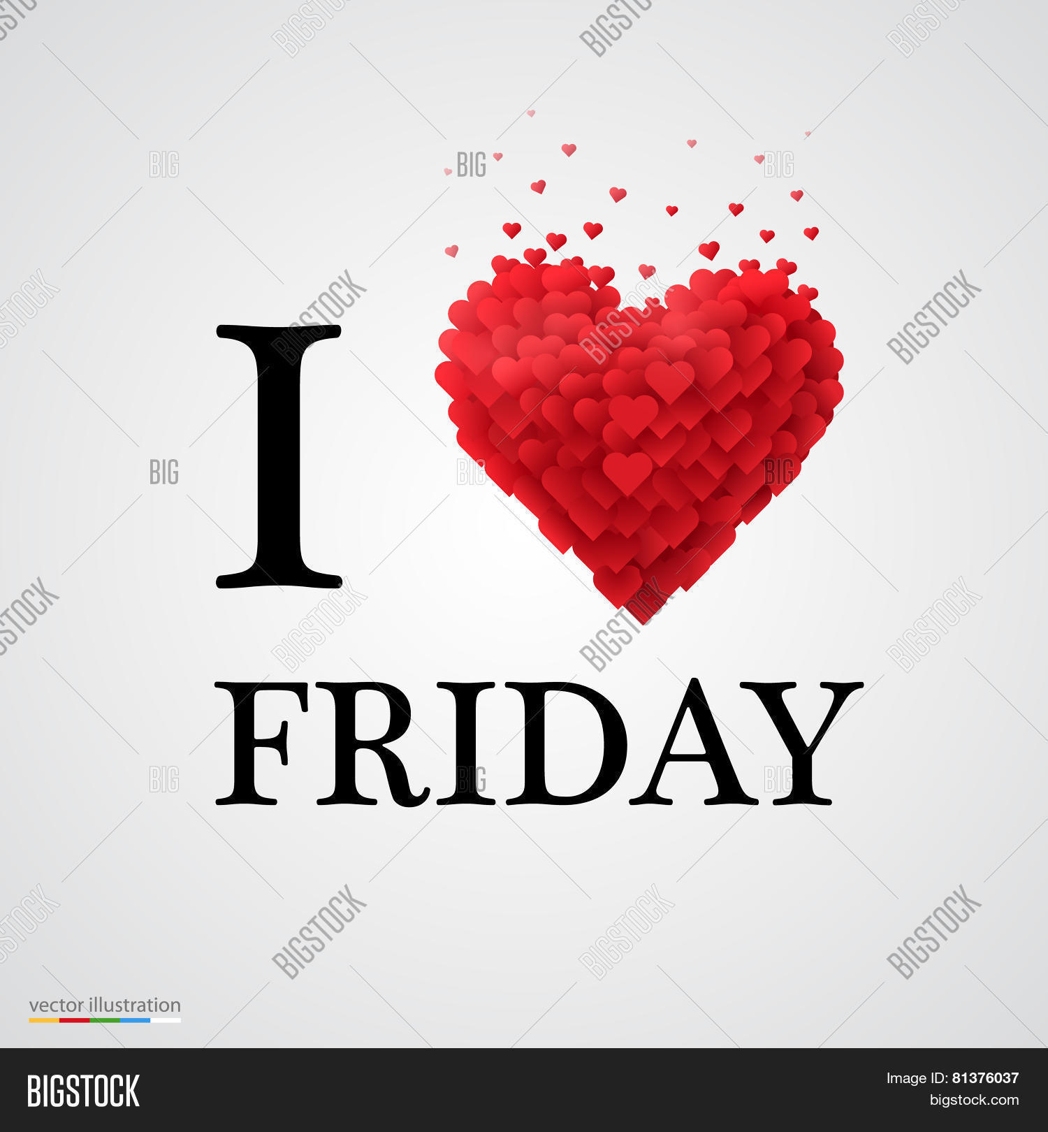 Love Friday Heart Vector & Photo (Free Trial) | Bigstock
