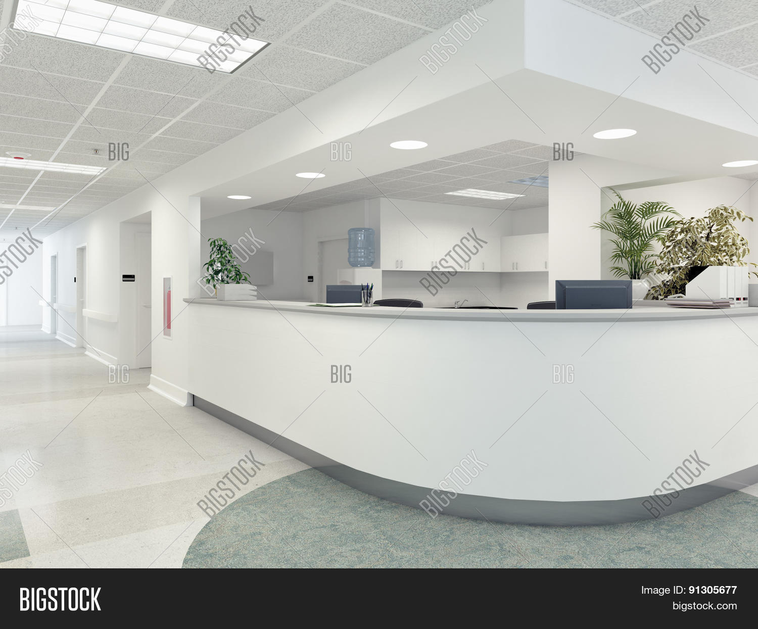 Hospital. 3d Rendering Image & Photo (Free Trial) | Bigstock
