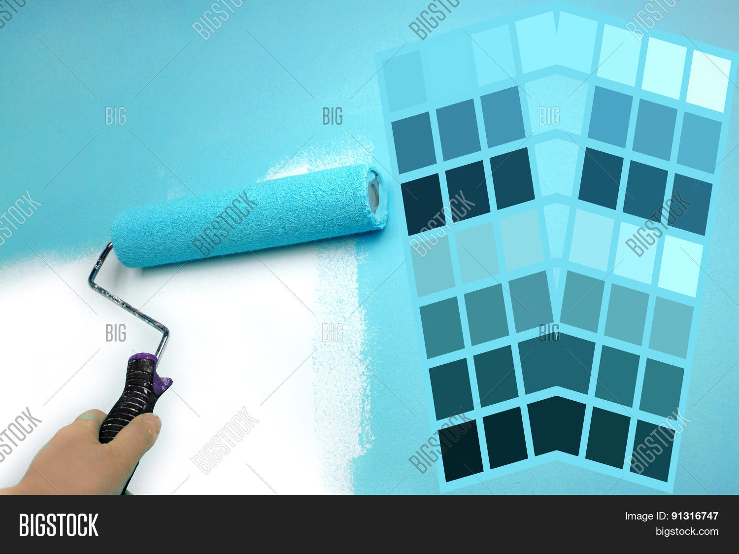 Color Chart Hand Image & Photo (Free Trial) | Bigstock