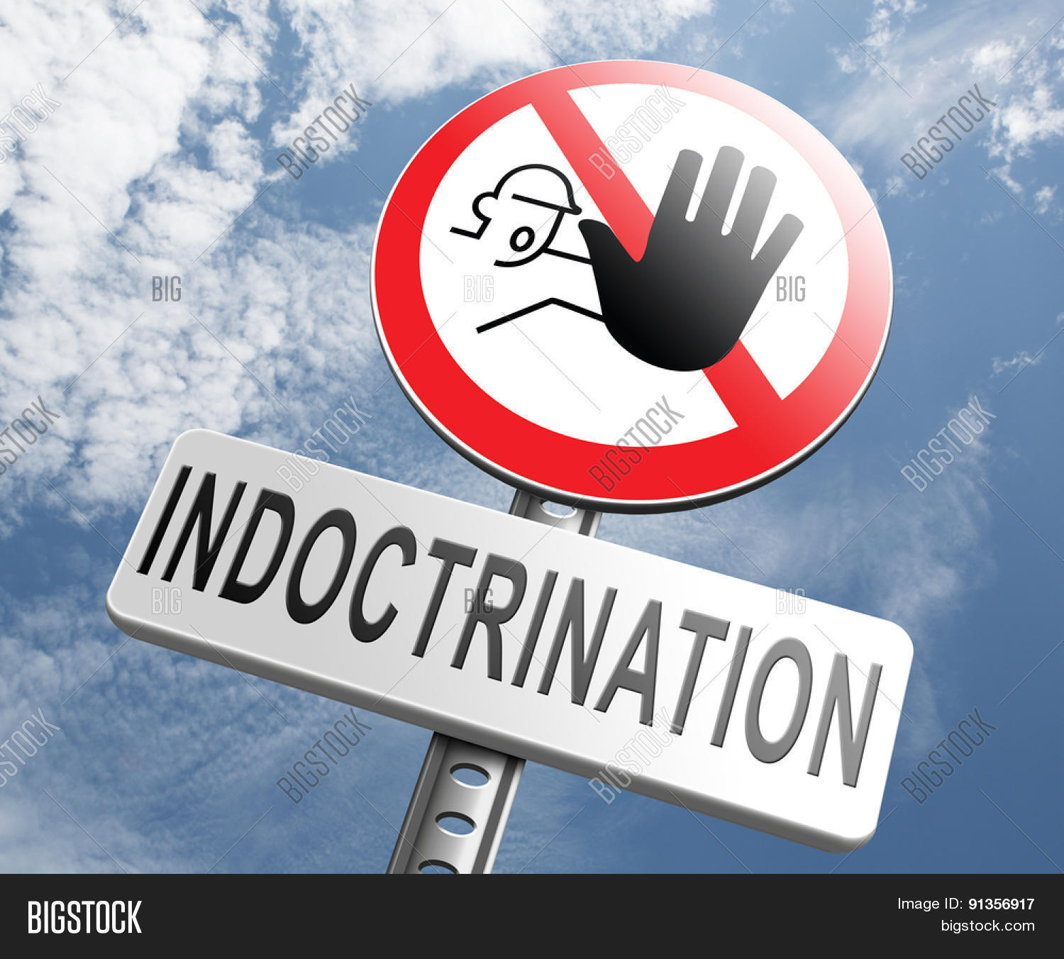 No Indoctrination Stop Image & Photo (Free Trial) | Bigstock