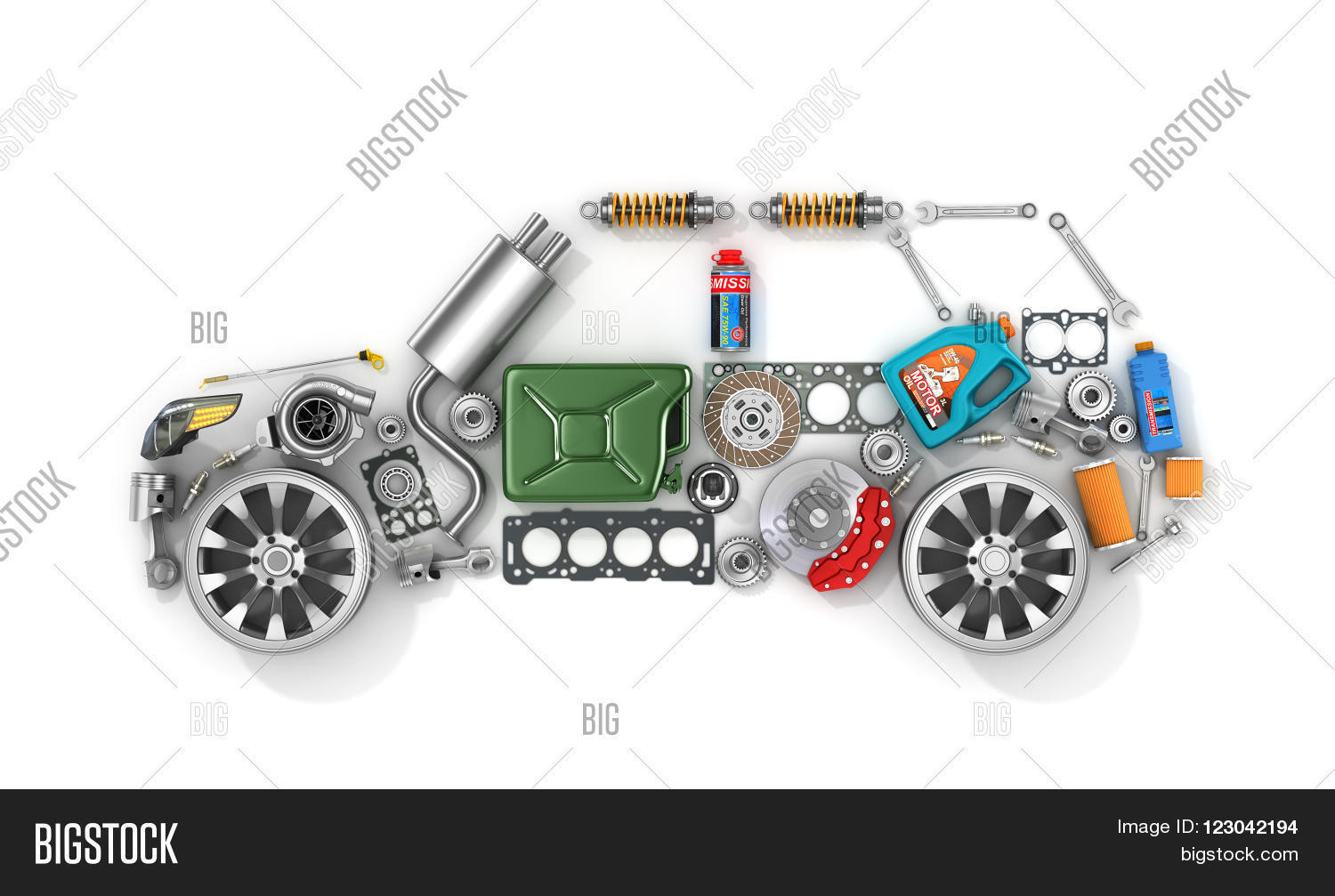 Auto Parts Form Car . Image & Photo (Free Trial) | Bigstock