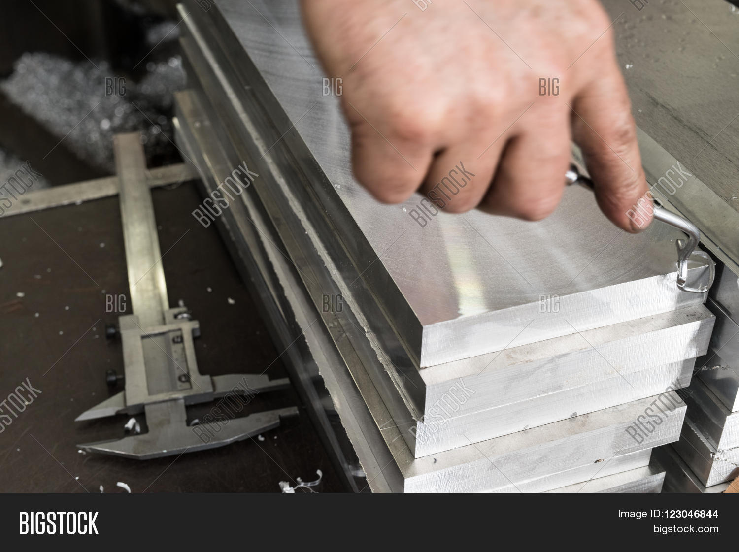 Deburring Steel Plates Image & Photo (Free Trial) | Bigstock