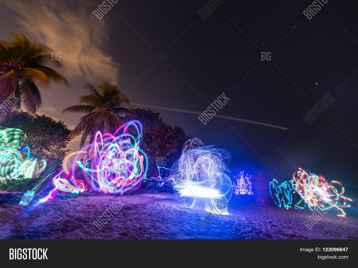 Stars Airplane Flying Image & Photo (Free Trial) | Bigstock