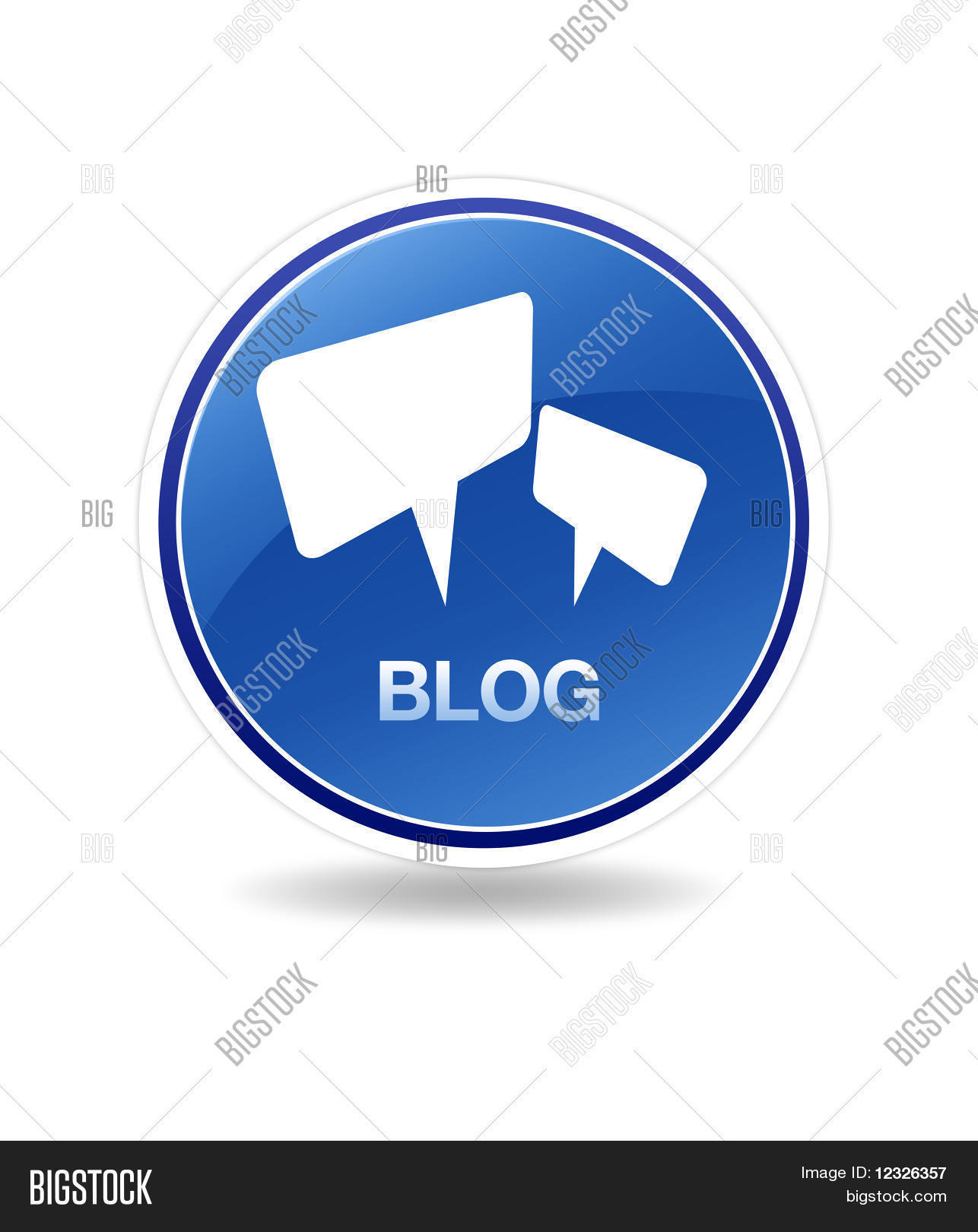 Blog Icon Image & Photo (Free Trial) | Bigstock