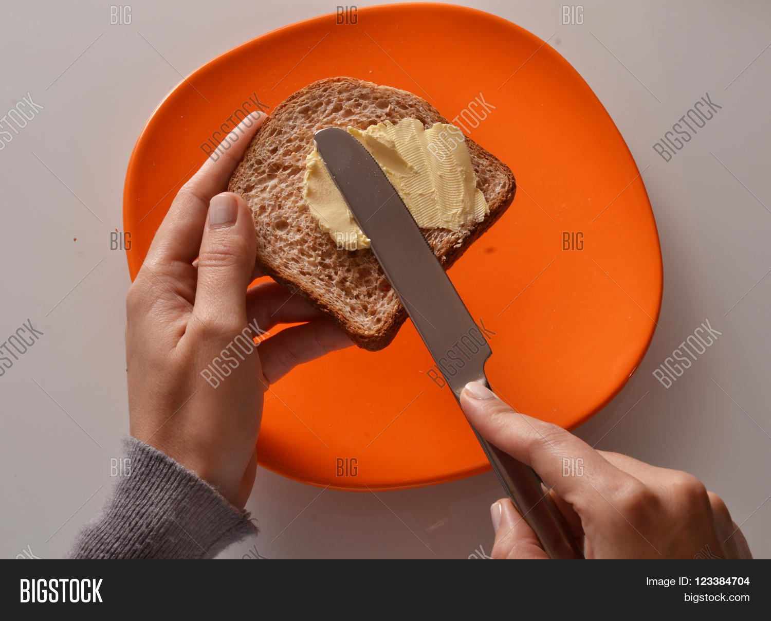 Spreading Butter On Image & Photo (Free Trial) | Bigstock
