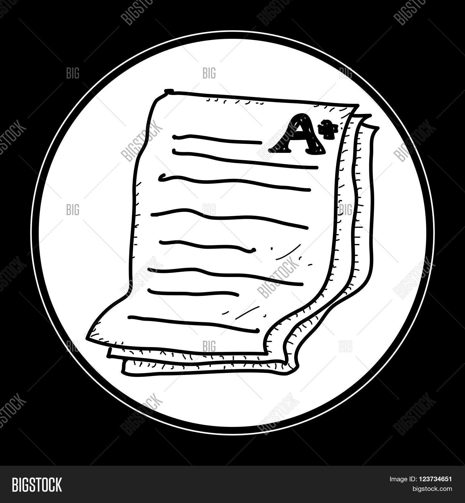 Simple Doodle Exam Vector & Photo (Free Trial) | Bigstock