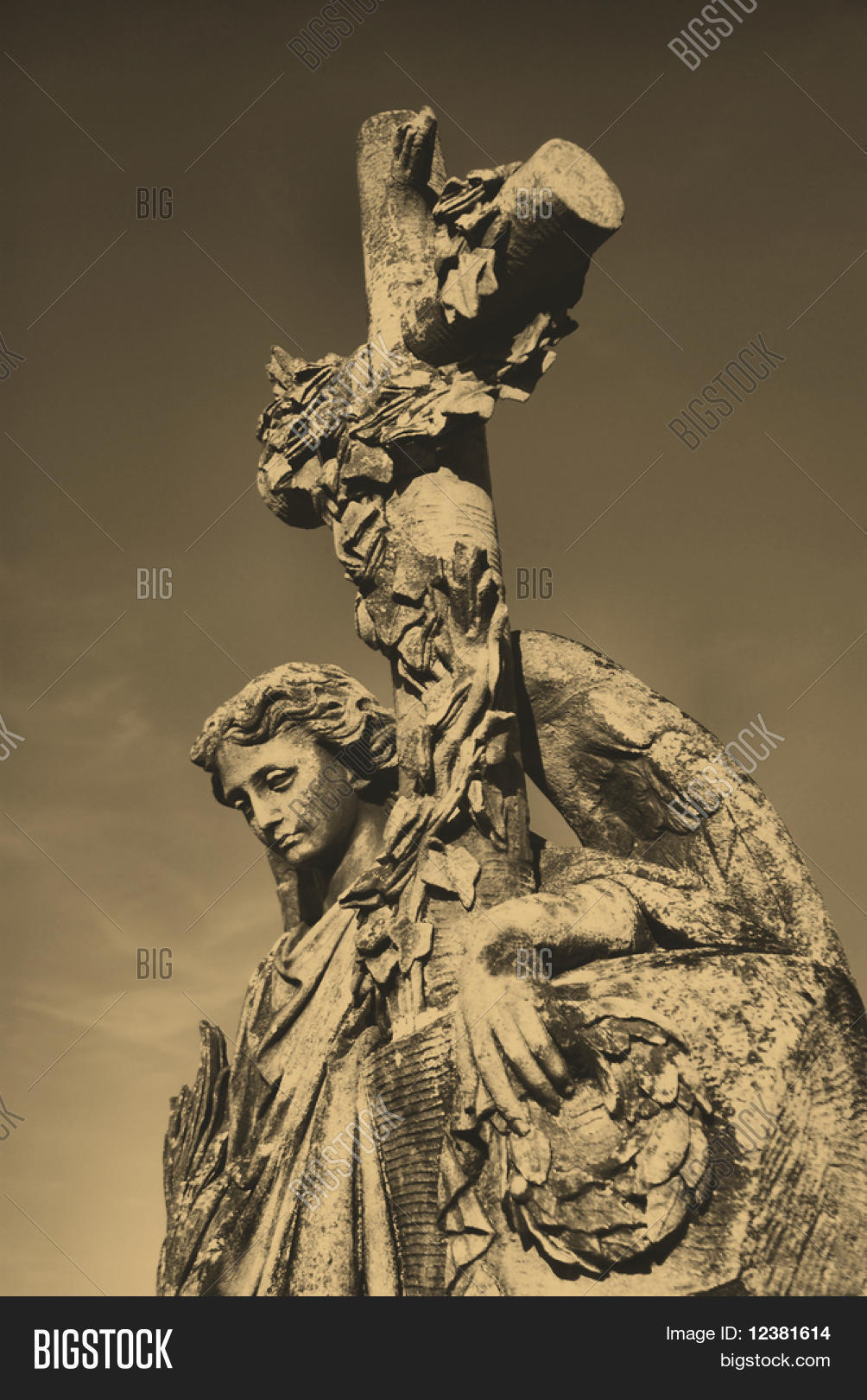 Old Style Photo Angel Image & Photo (Free Trial) | Bigstock