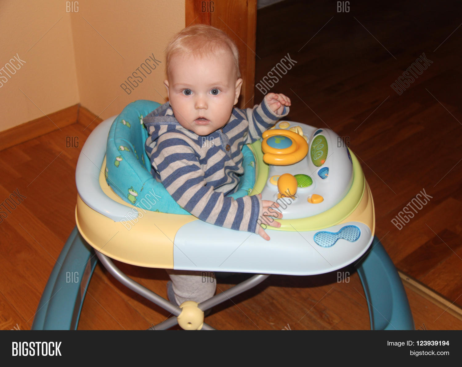 Toddler Sitting Walker Image & Photo (Free Trial) | Bigstock