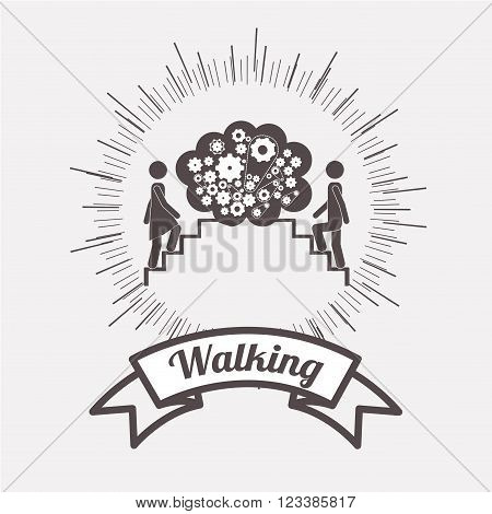 People Walking Design Vector & Photo (Free Trial) | Bigstock