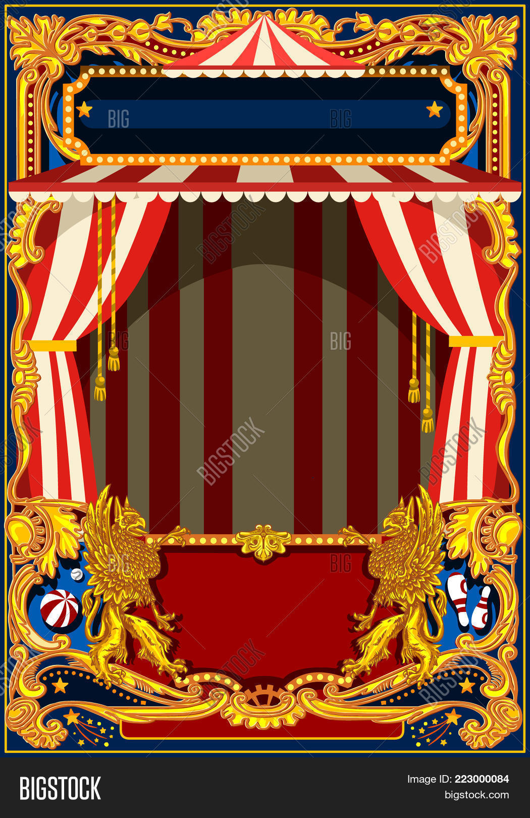 Vintage Circus Poster Template
