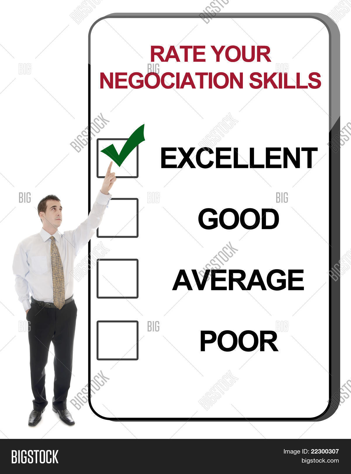 Rate Your Negociation Image & Photo (Free Trial) | Bigstock