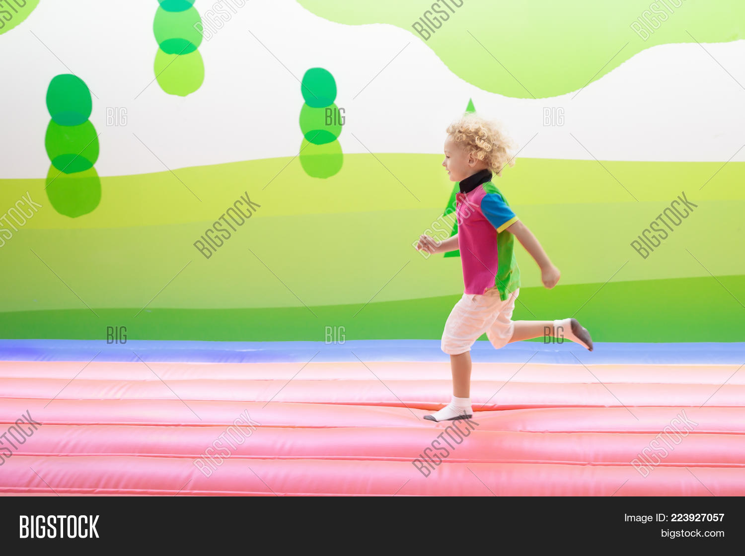 Child Jumping On Image & Photo (Free Trial) | Bigstock