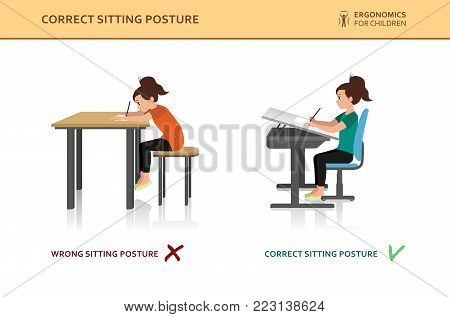 Children Ergonomic. Vector & Photo (Free Trial) | Bigstock