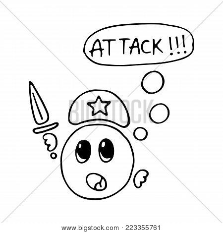Cute Warrior Vector & Photo (Free Trial) | Bigstock