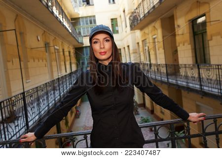 Woman Black Standing Image & Photo (Free Trial) | Bigstock