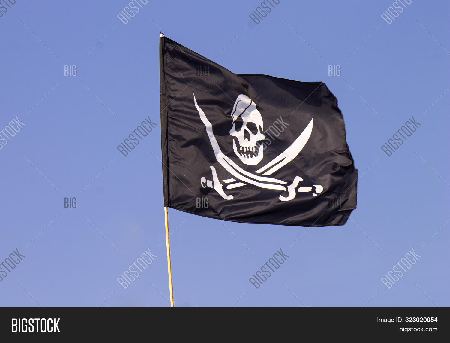 Pirate Flag Flying