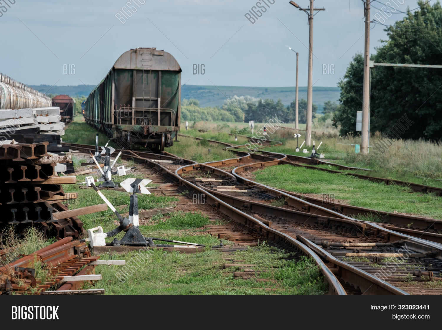 Train Standing On Image & Photo (Free Trial) | Bigstock
