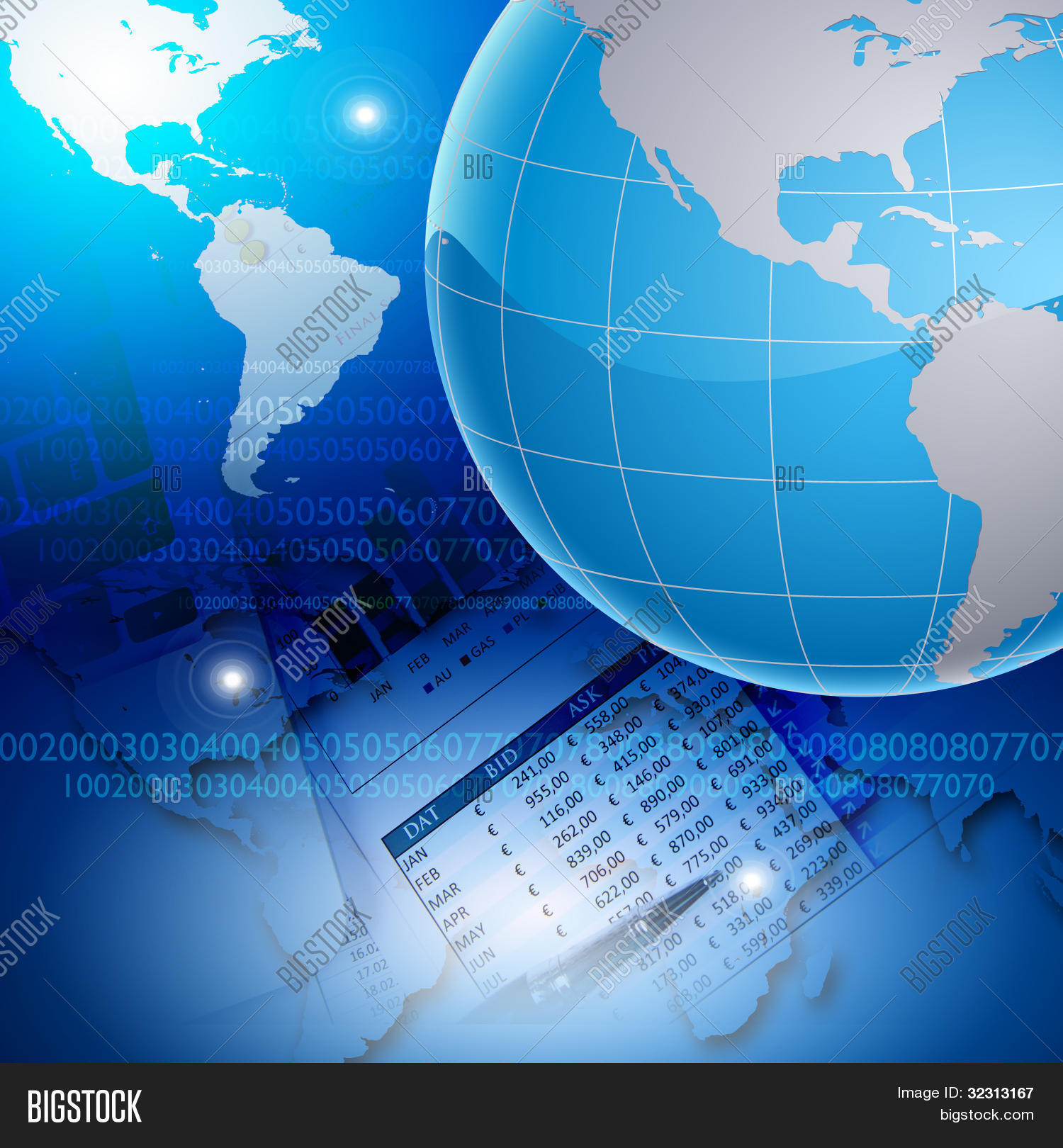 Global Financial Color Image & Photo (Free Trial) | Bigstock