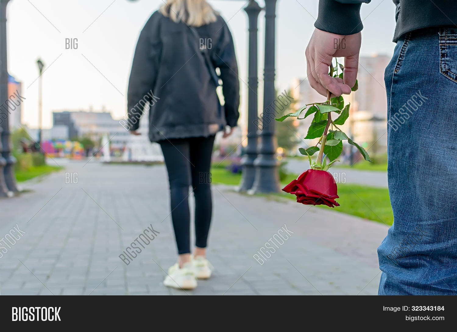 Boy Leaving Girl Hand