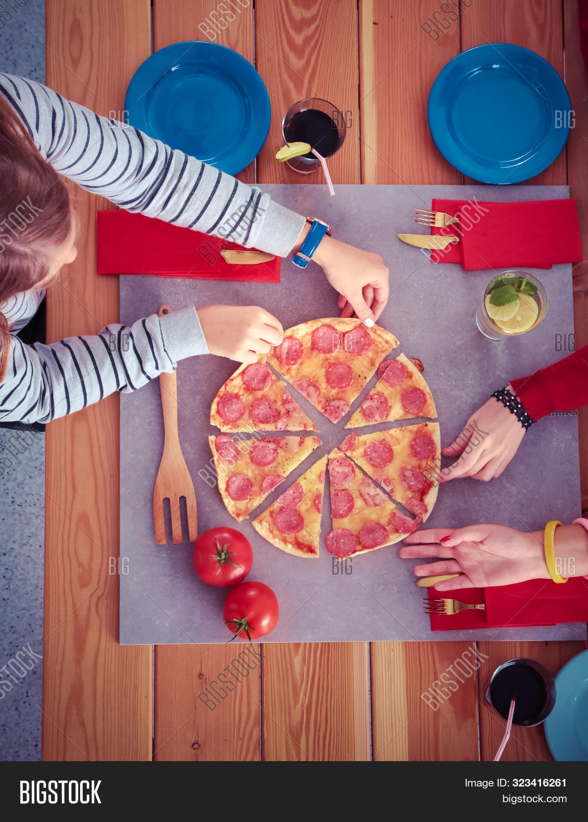 Top View Group People Image & Photo (Free Trial) | Bigstock