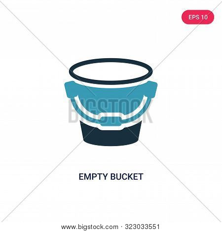 Empty Bucket Icon Two Vector & Photo (Free Trial) | Bigstock