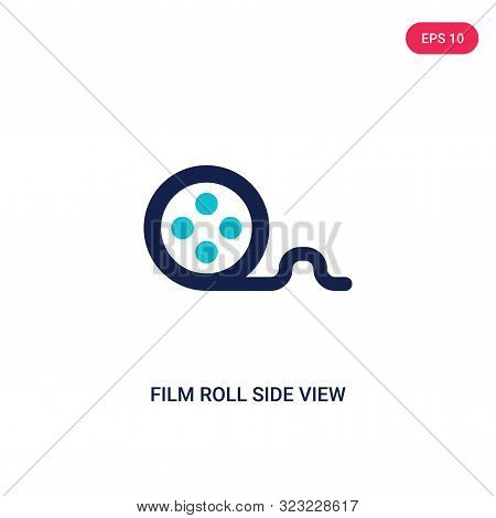 Film Roll Side View Vector & Photo (Free Trial) | Bigstock