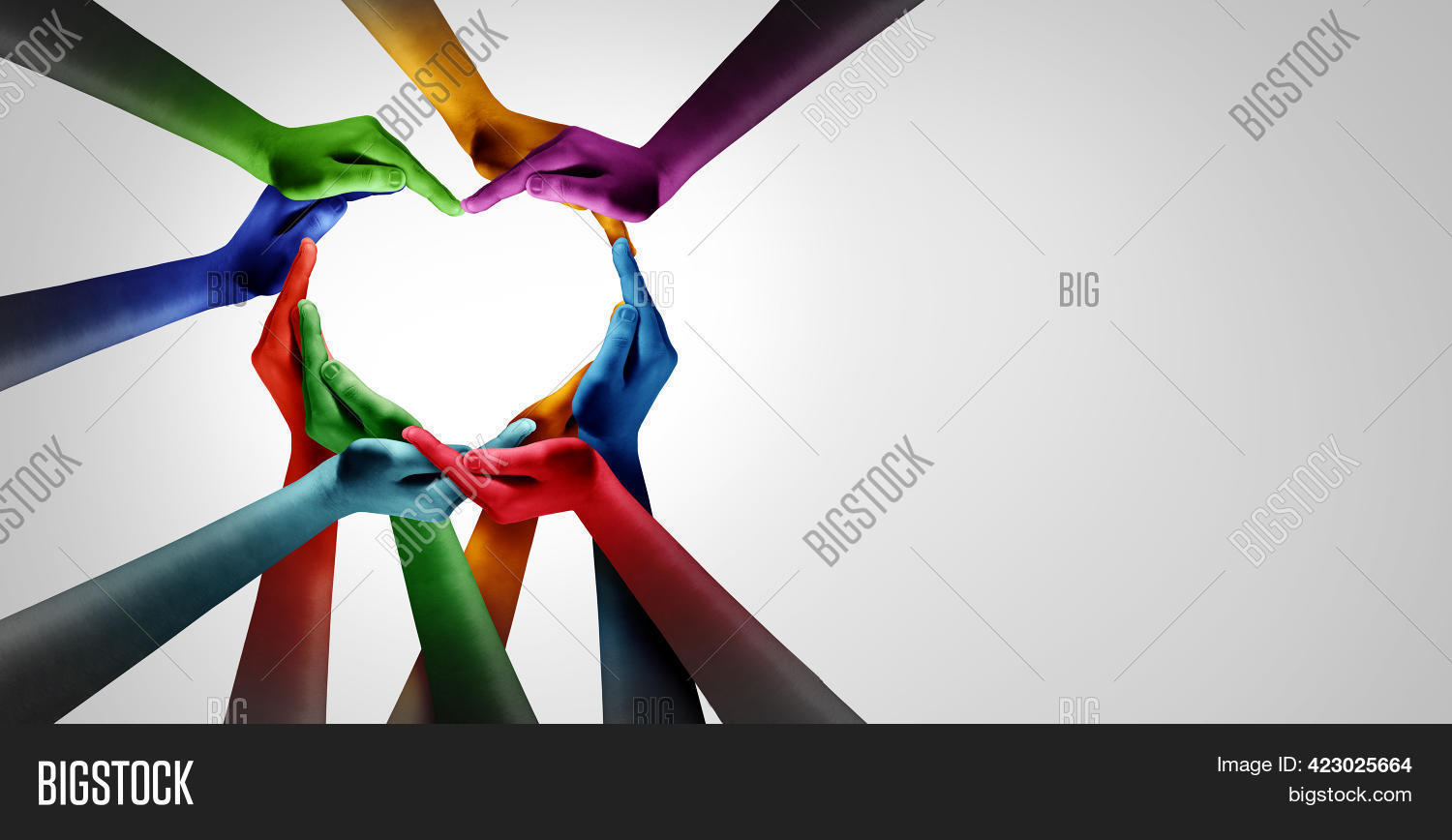 Hand Heart Community Image & Photo (Free Trial) | Bigstock