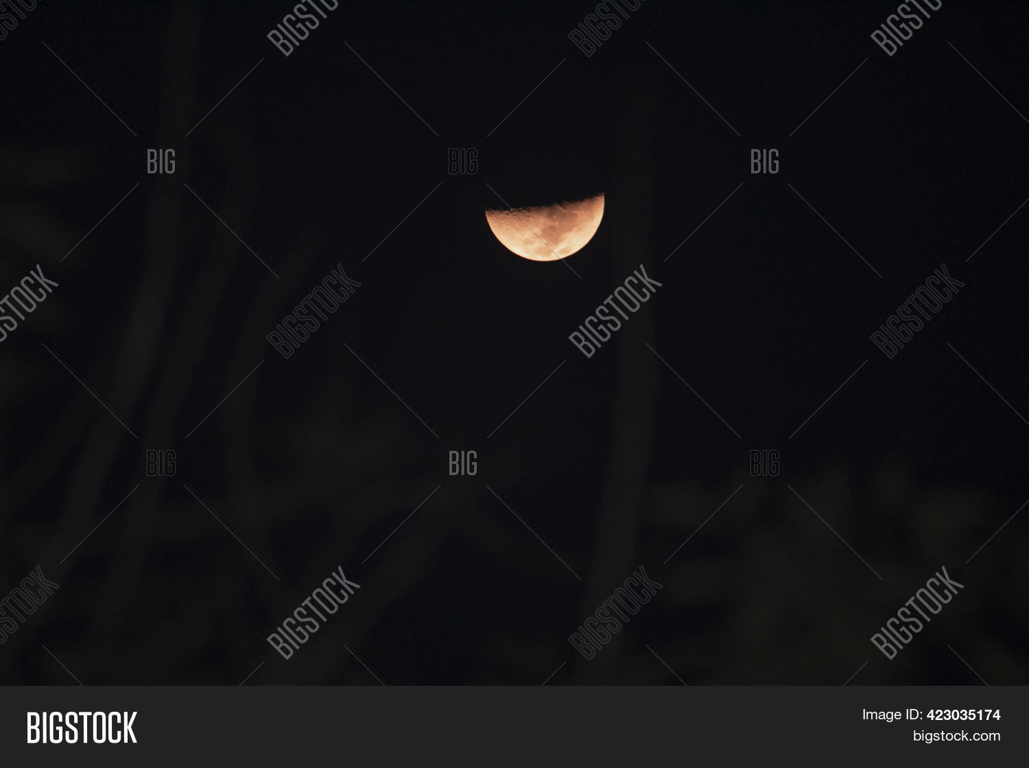 Half Moon Space Image & Photo (Free Trial) | Bigstock