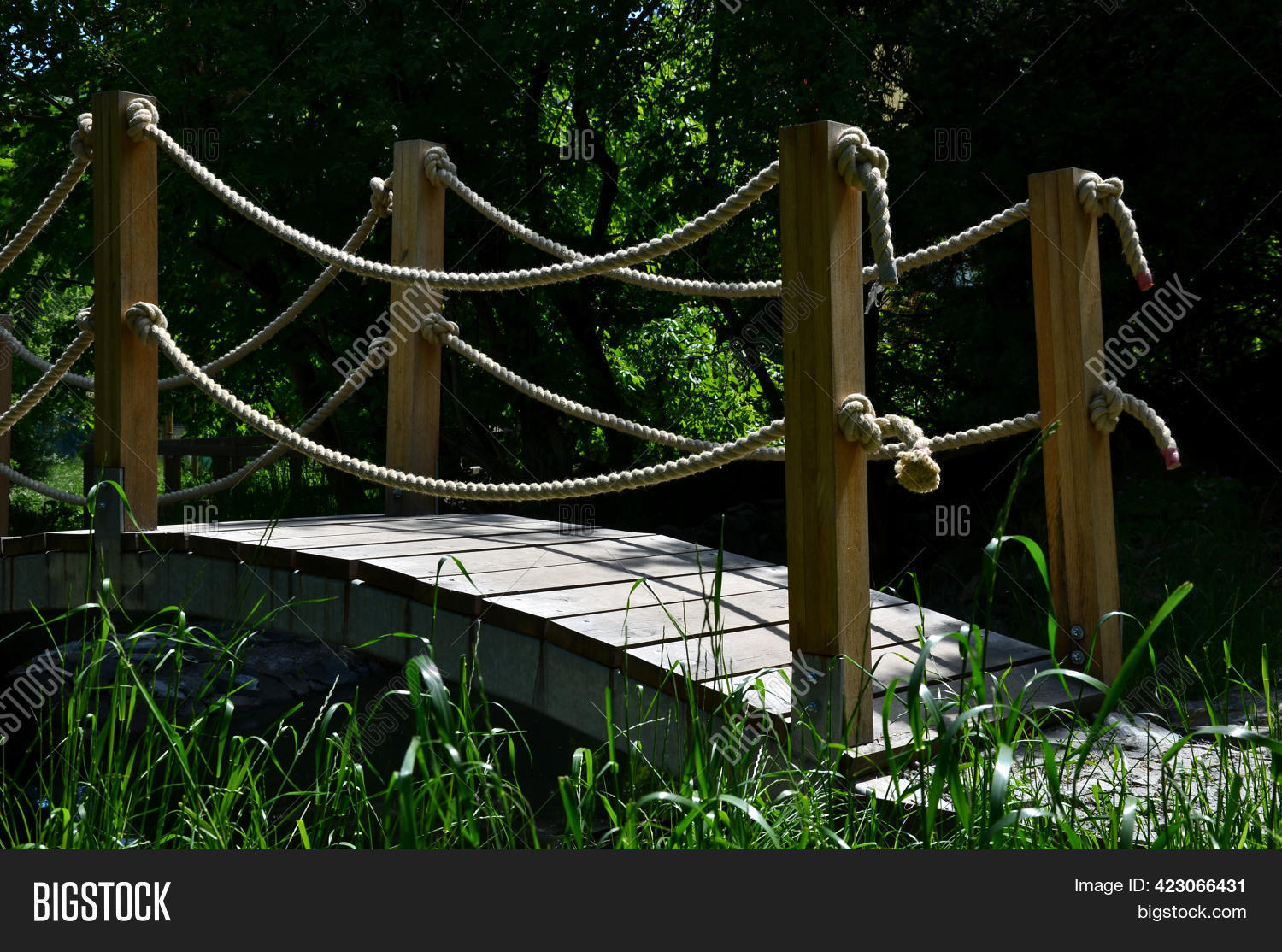 Arched Wooden Bridge Image & Photo (Free Trial) | Bigstock
