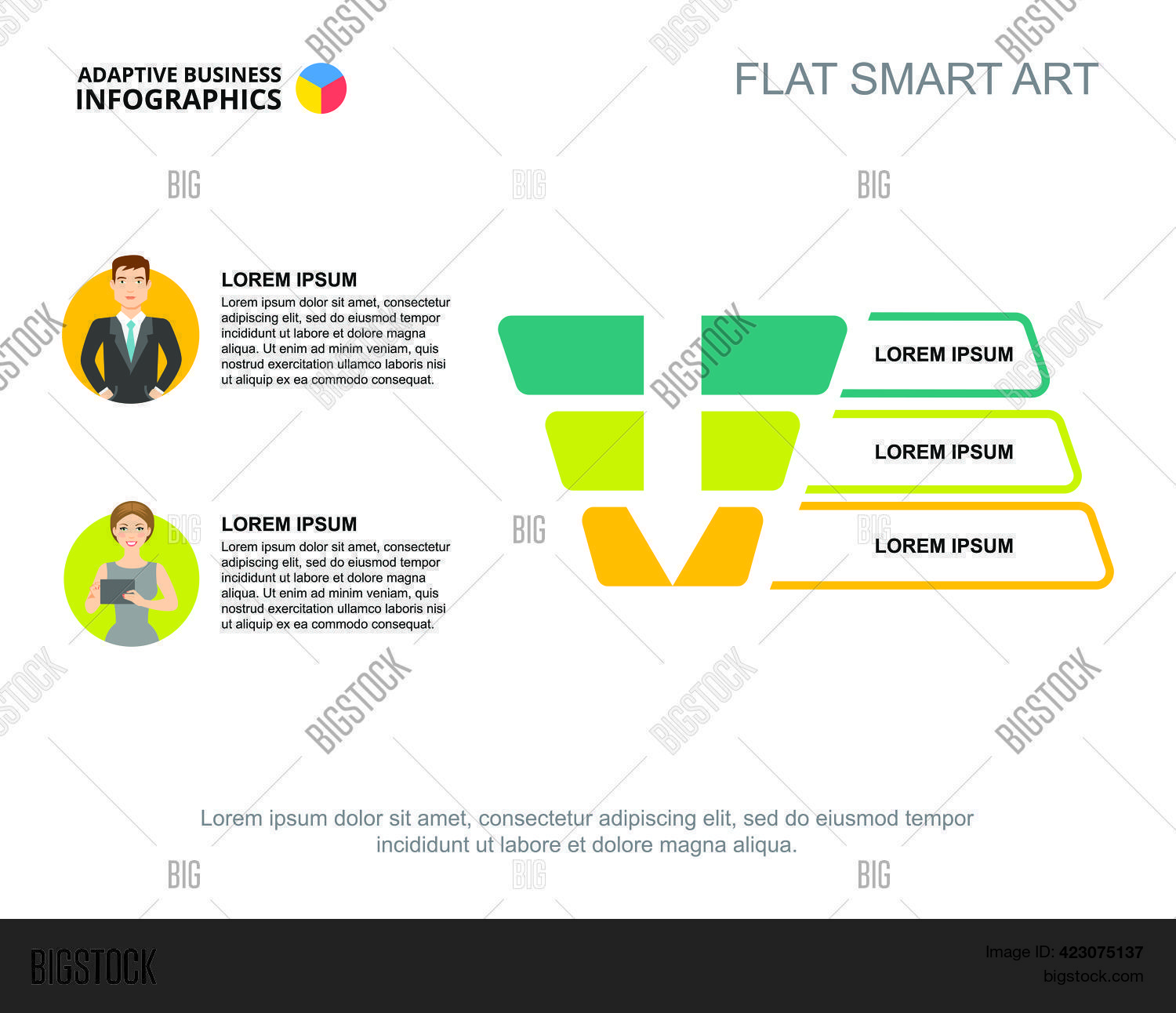Two Points Process Vector & Photo (Free Trial) | Bigstock