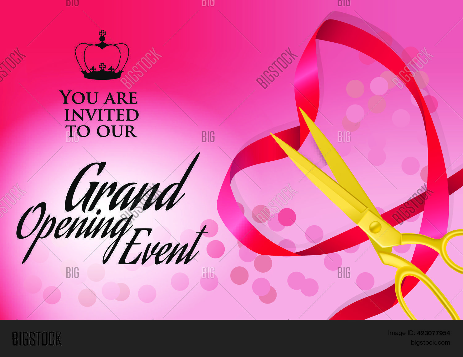 Grand Opening Event Vector & Photo (Free Trial) | Bigstock