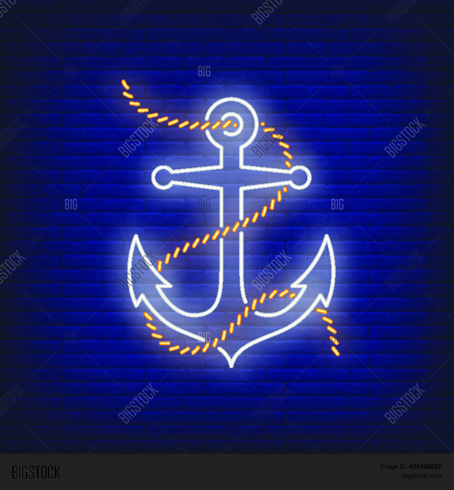 Anchor Rope Chain Vector & Photo (Free Trial) | Bigstock