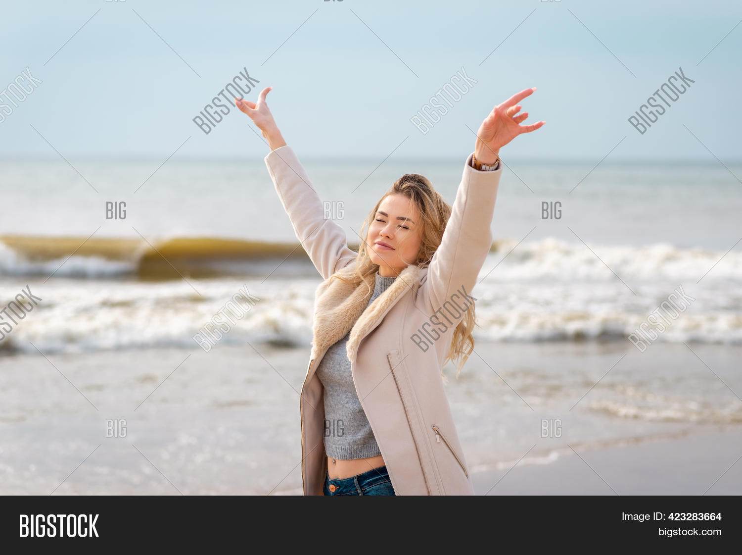 Relaxed Woman, Arms Image & Photo (Free Trial) | Bigstock