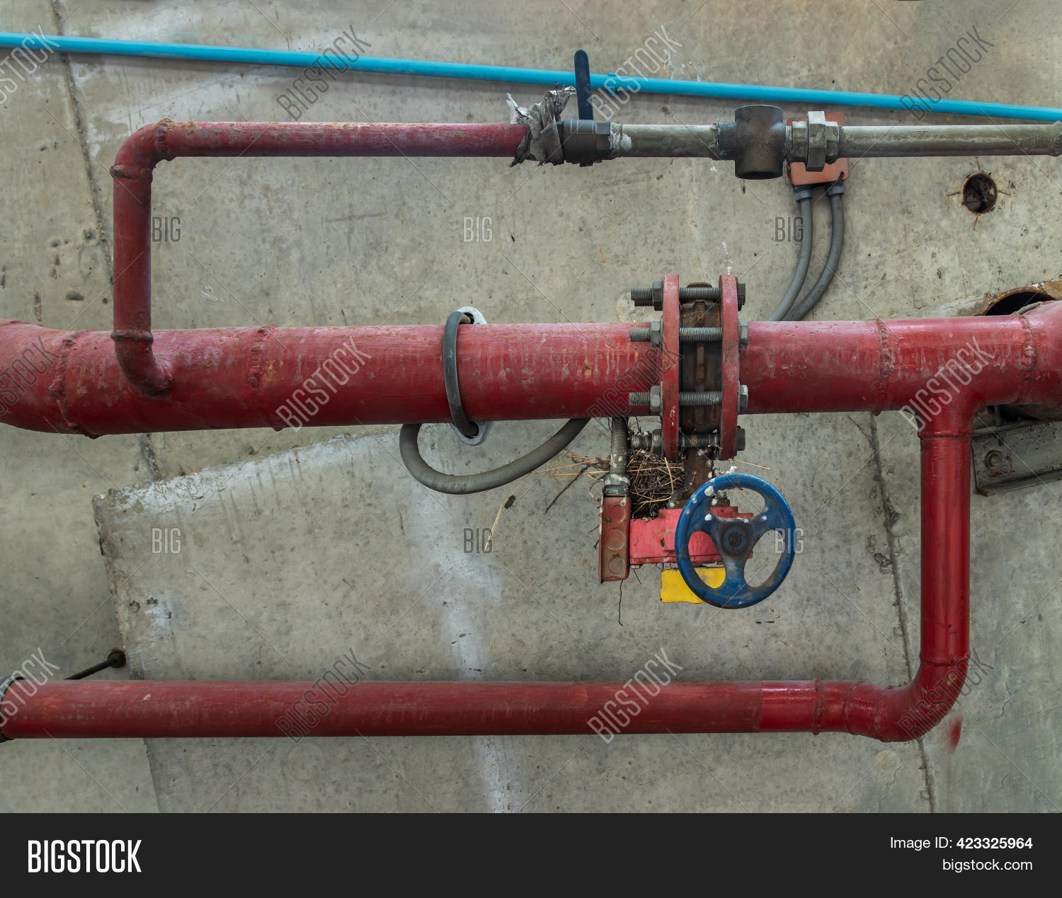 Red Water Gas Pipeline Image & Photo (Free Trial) | Bigstock