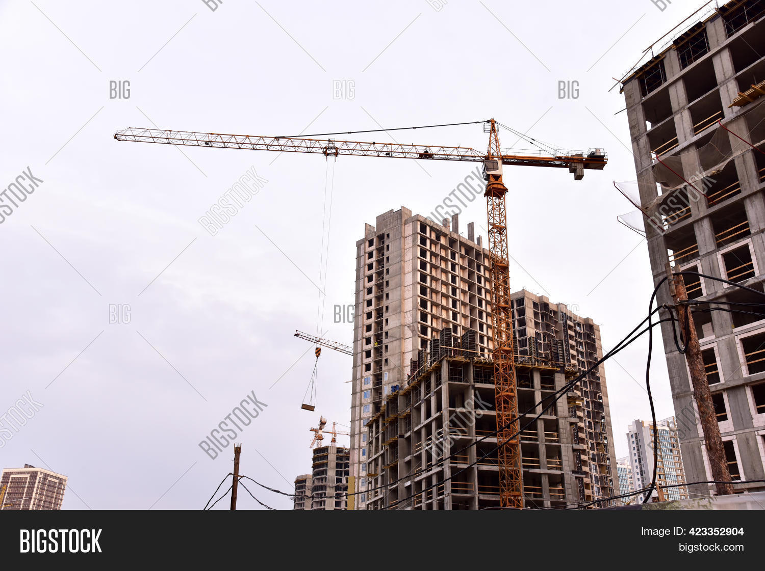 Tower Crane On Image & Photo (Free Trial) | Bigstock