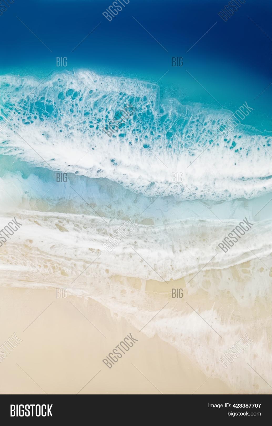 Top View On Sea Wave Image & Photo (Free Trial) | Bigstock