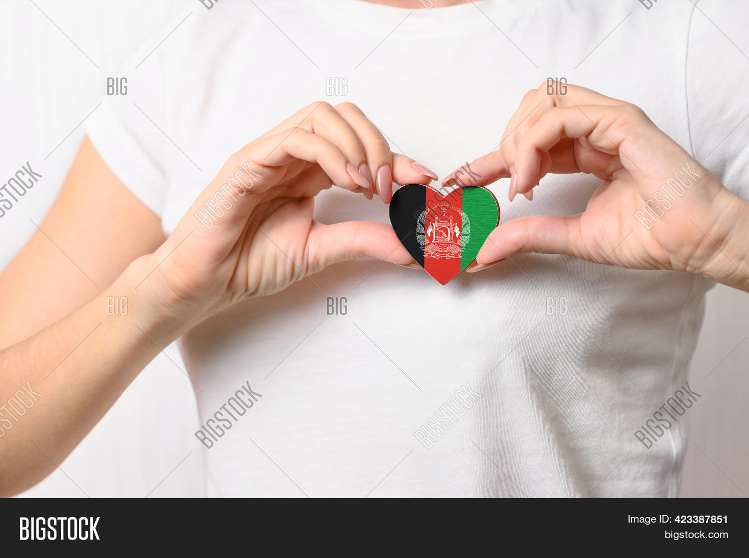 Flag Afghanistan Shape Image & Photo (Free Trial) | Bigstock