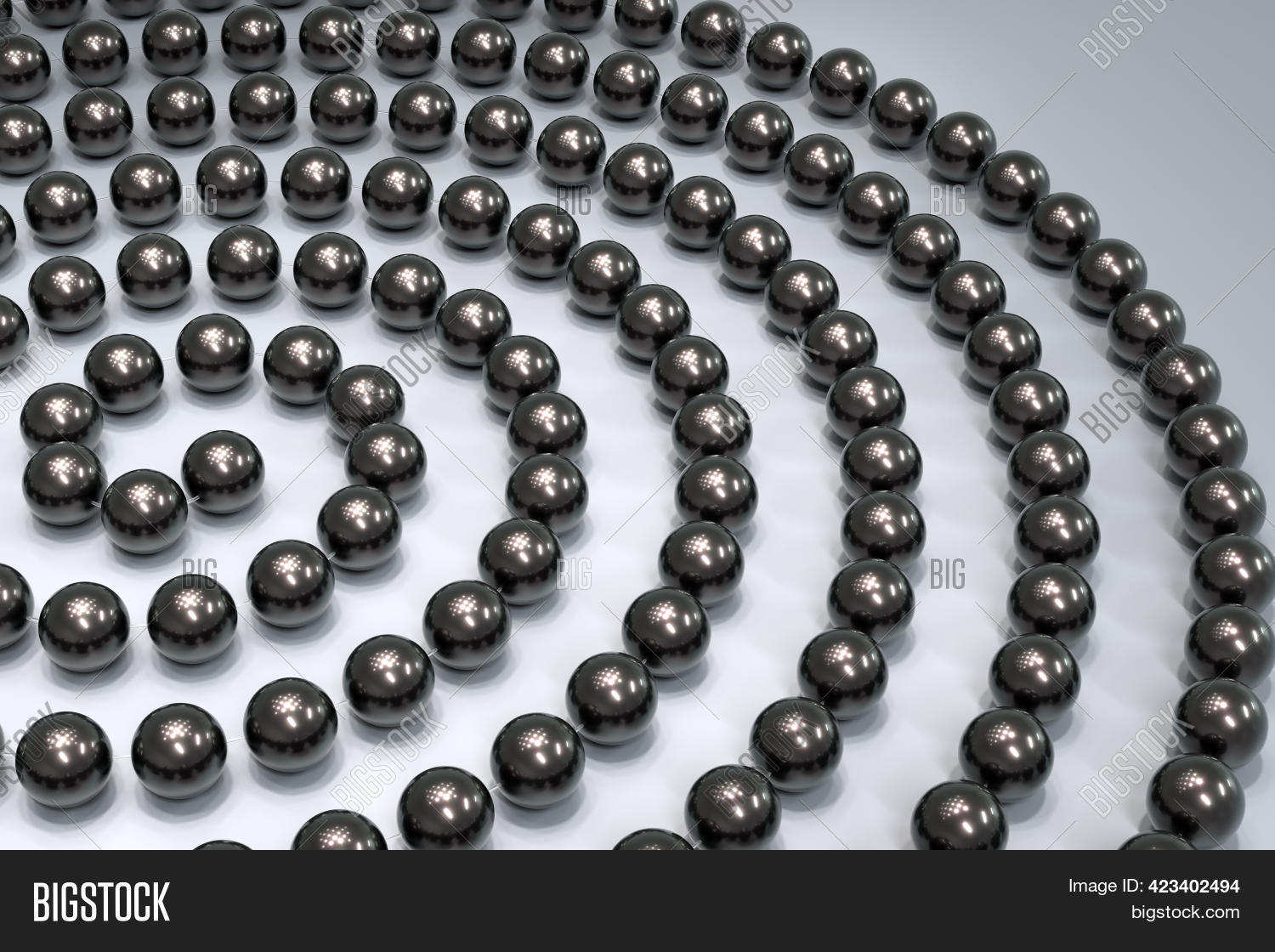 Thread Black Pearls Image & Photo (Free Trial) | Bigstock