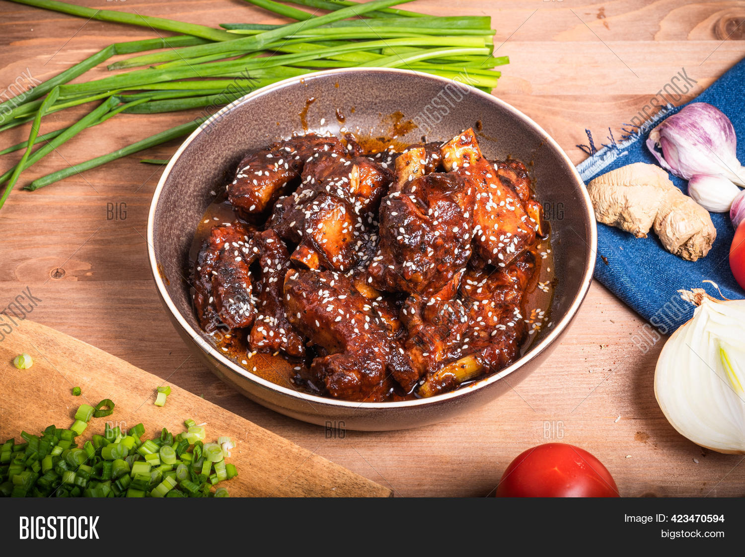 Ready Pork Ribs Stewed Image & Photo (Free Trial) | Bigstock